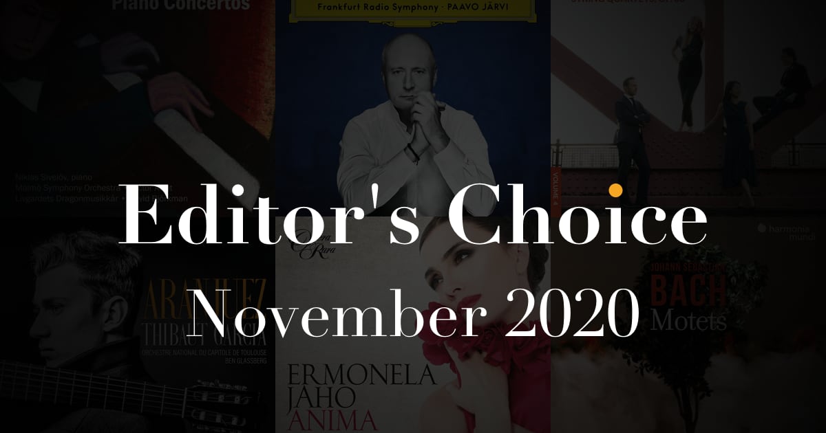 Editor's Choice: The Best New Classical Albums, November 2020